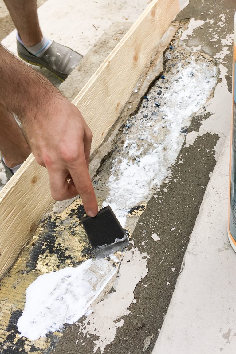 Fixing Front Steps Part I: DIY Concrete Repair – Eclectic Spark