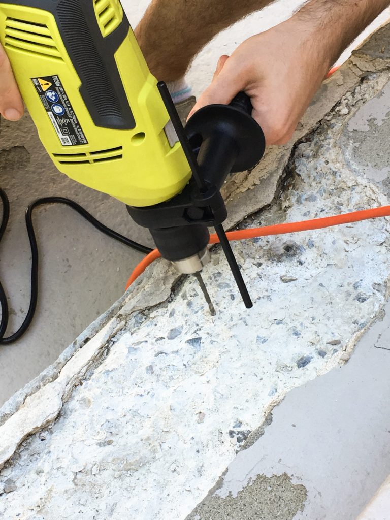 Fixing Front Steps Part I: DIY Concrete Repair – Eclectic Spark