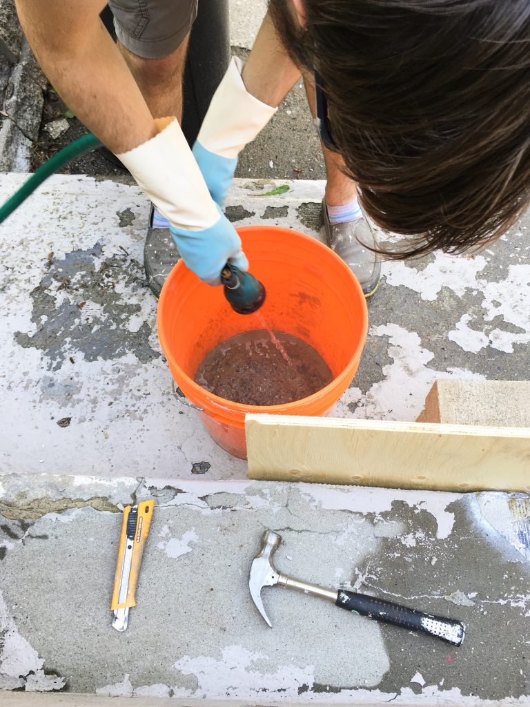 Fixing Front Steps Part I: DIY Concrete Repair – Eclectic Spark