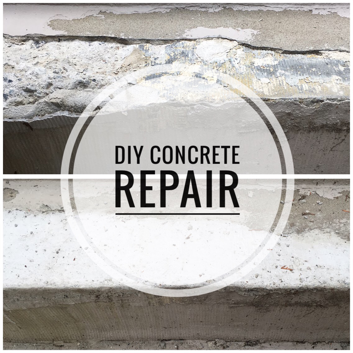 Fixing Front Steps Part I: DIY Concrete Repair – Eclectic Spark