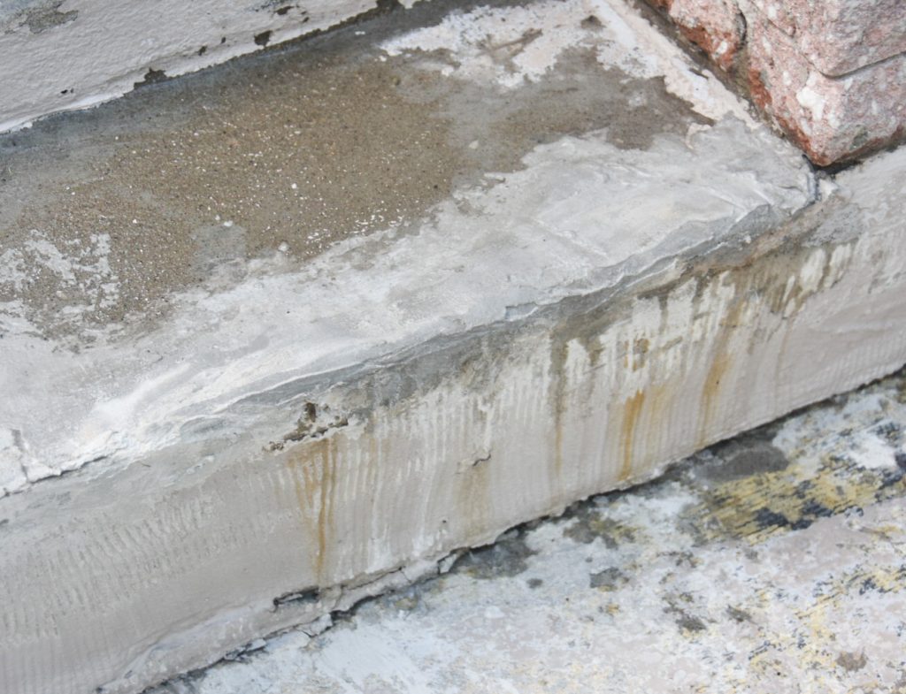 Fixing Front Steps Part II: Sanding, Concrete Repair and Textured Paint ...