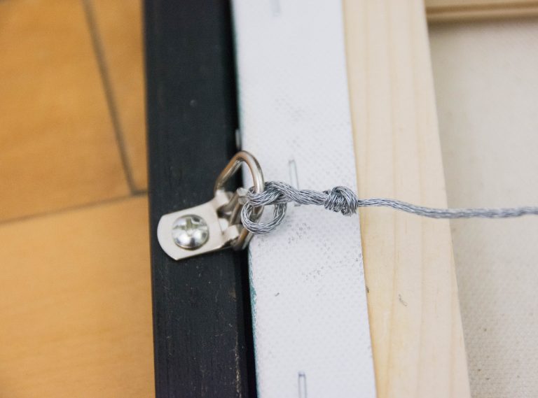 DIY Framing A Canvas – Eclectic Spark