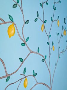DIY Lemon Tree Mural – Eclectic Spark