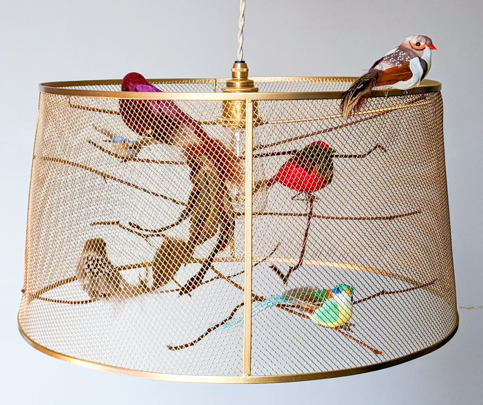 DIY Birdcage Pendant Light – Eclectic Spark
