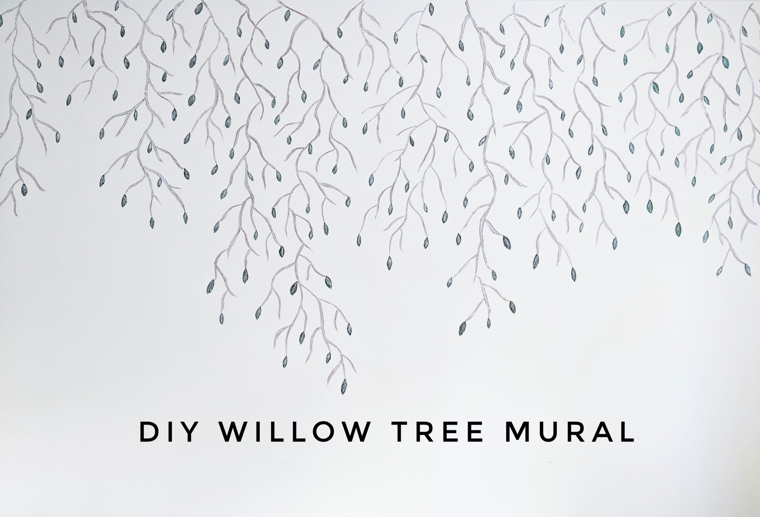DIY Weeping Willow Mural – Eclectic Spark