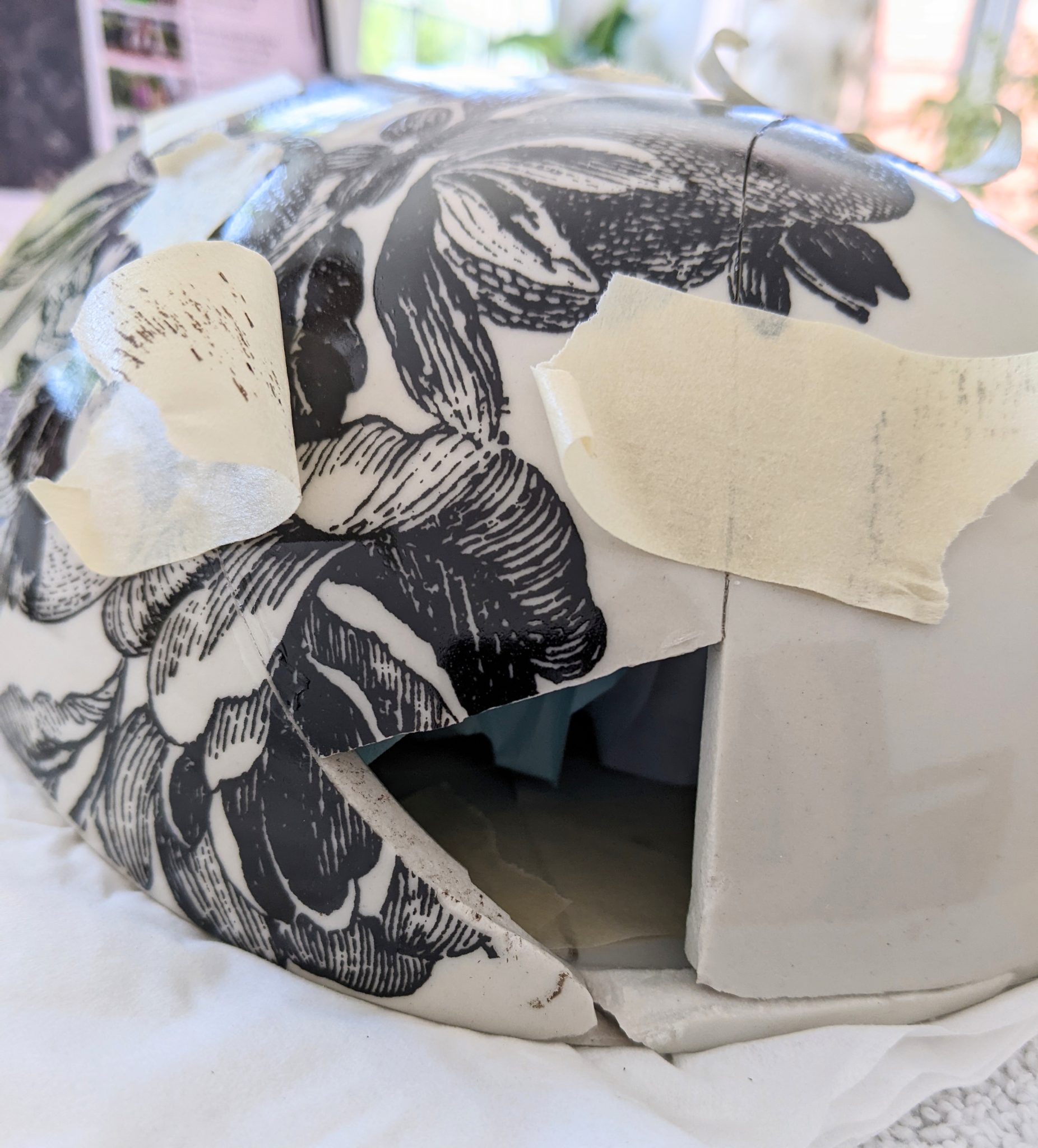 Fixing A Broken Planter, Faux Kintsugi Style – Eclectic Spark